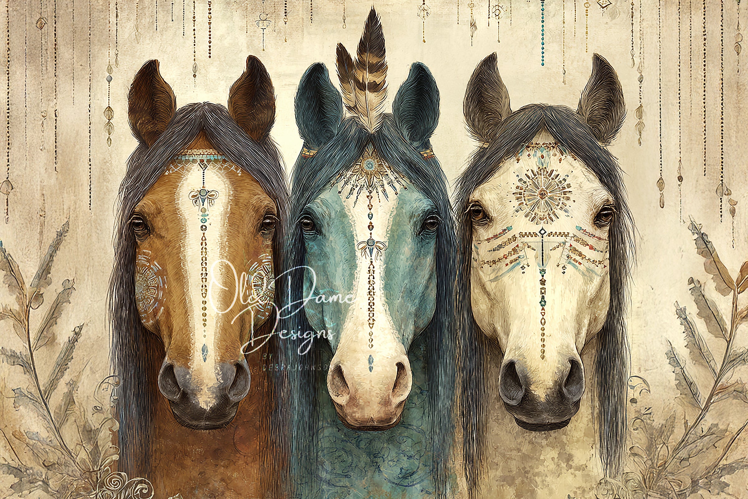 Spirit Herd Trio – Old Dame Designs